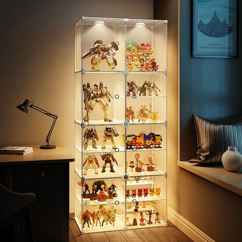 [Fully Transparent] Hand-Made Lego Display Cabinet Model Storage Box ...