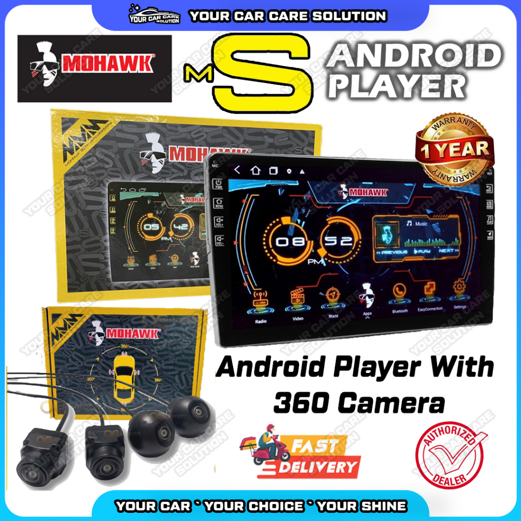 100% Original Mohawk MS Series Car Android Player With 3D 360 Reverse ...