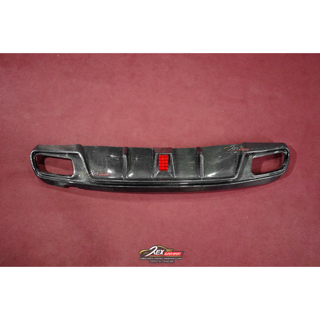 Mercedes Benz GLA X156 200 250 45 Small Rear Diffuser Real Carbon Fiber ...