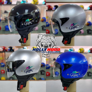 HELMET SGV RIDER 2 BALI STYLE MULTI COLOUR BLACK BLUE RED PINK SILVER ...