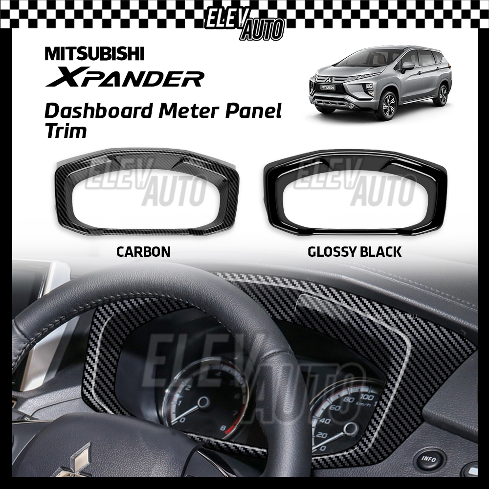 Mitsubishi Xpander Dashboard Meter Panel Interior Trim Cover Carbon ...