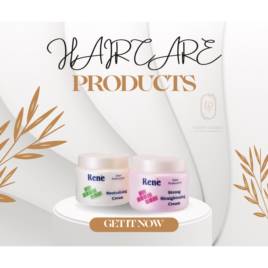 Rene (B)Hair Straightening Cream + Neutralizer Cream (2x500ml) | Shopee ...