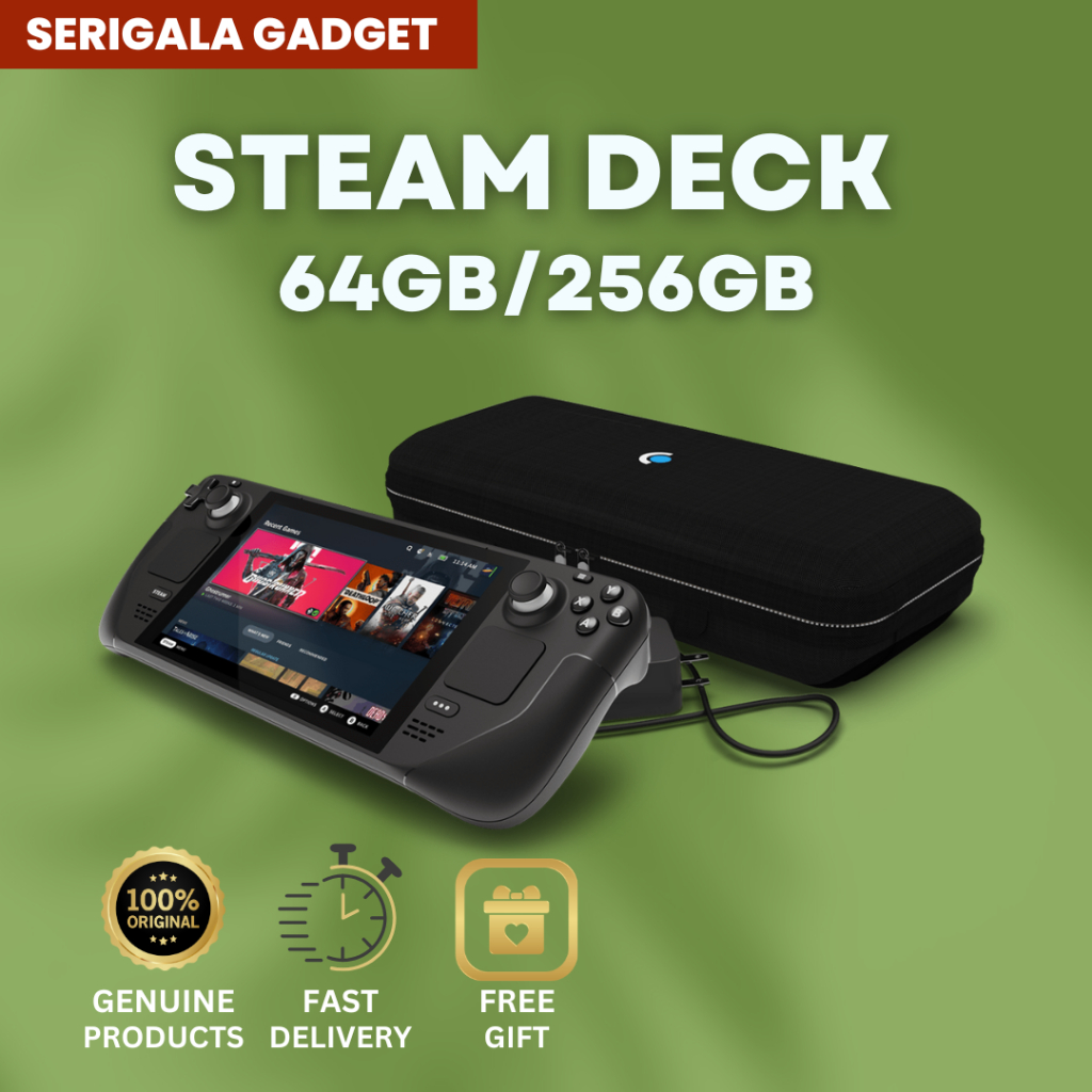 New Steam Deck Handheld Portable Gaming Console Original (Warranty ...