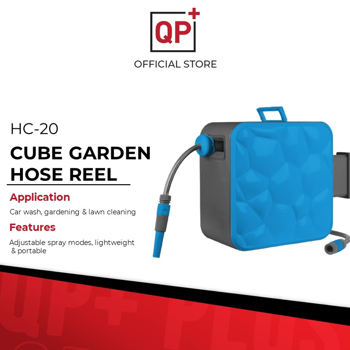 TSUNAMI PUMP CUBE GARDEN HOSE REEL AUTOMATIC RETRACTABLE & REWIND ...