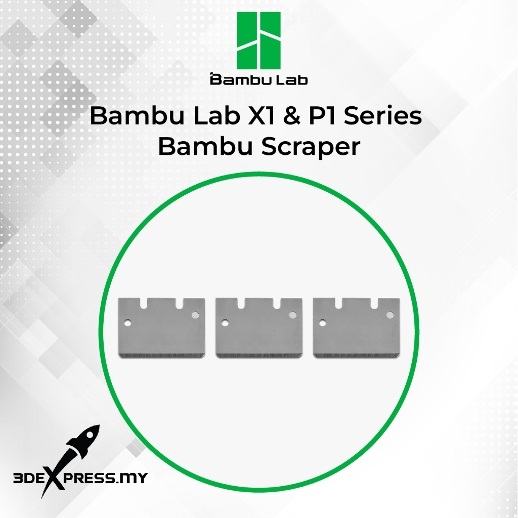 Bambu Lab X1 Series // P1P - Bambu Scraper 3 pcs | Shopee Malaysia