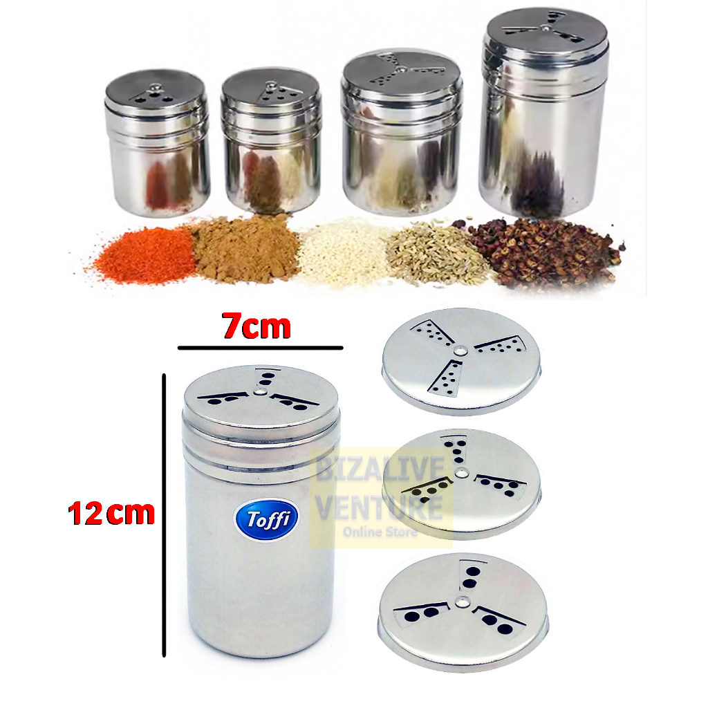 S/S Pepper Powder Shaker | Spice Bottle | Sesame Shaker | Seasoning ...