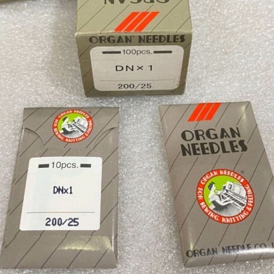 ORGAN DN x 1 #25 jarum mesin jahit guni NP-7A/ Organ DNx1 / dn / bag ...