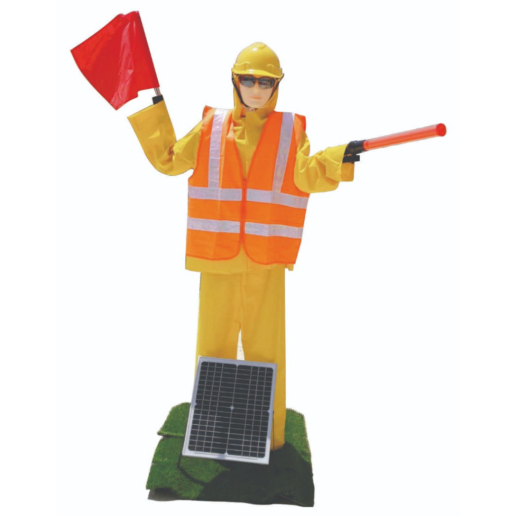 Traffic Robot / Traffic Road Safety Mannequin (Solar Operated) | Shopee ...