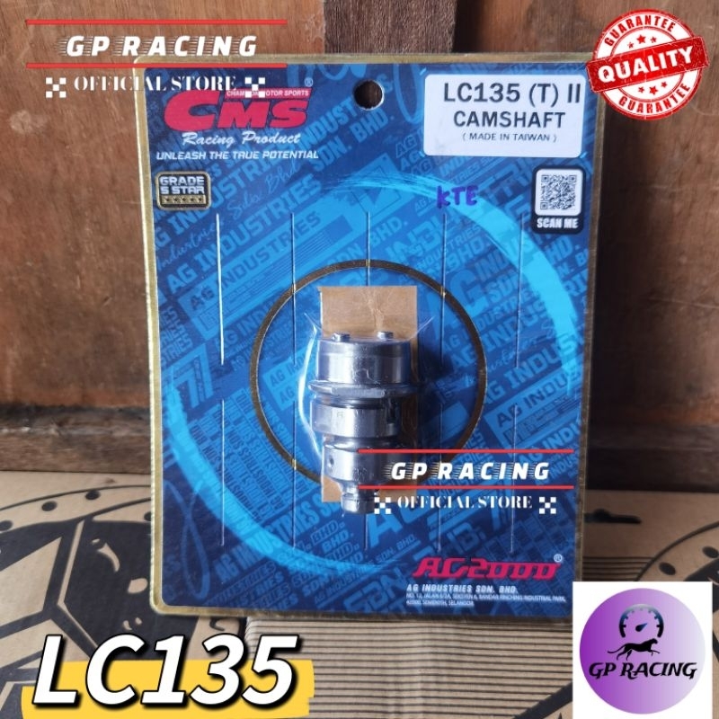 Lc135 racing cam CMS T1 T2 T3 cam shaft racing "GP RACING" | Shopee Malaysia