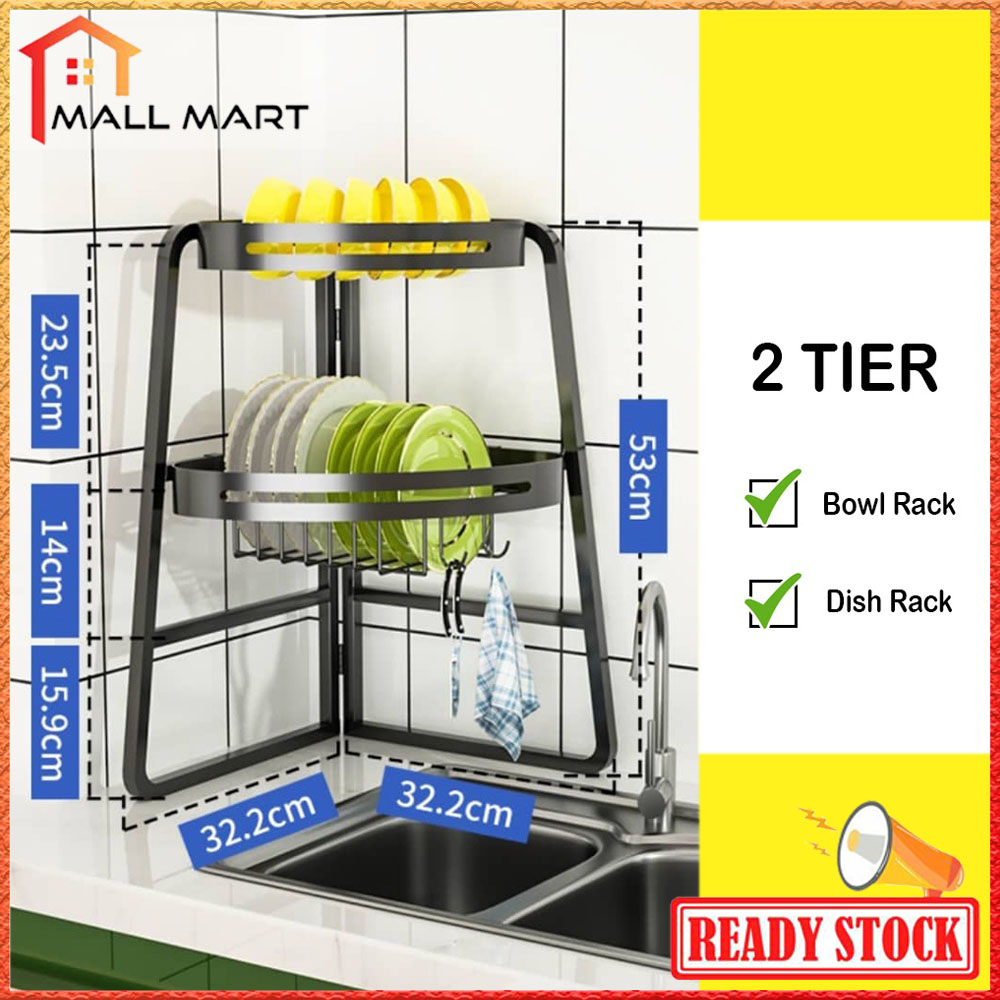 MallMart MKR068 Kitchenware Storage Rack Kitchen Sink Rack Countertop ...