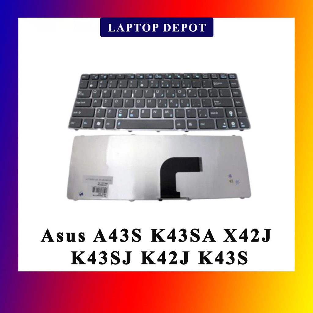 Asus A43S K43SA X42J K43SJ K42J K43S Series Keyboard | Shopee Malaysia