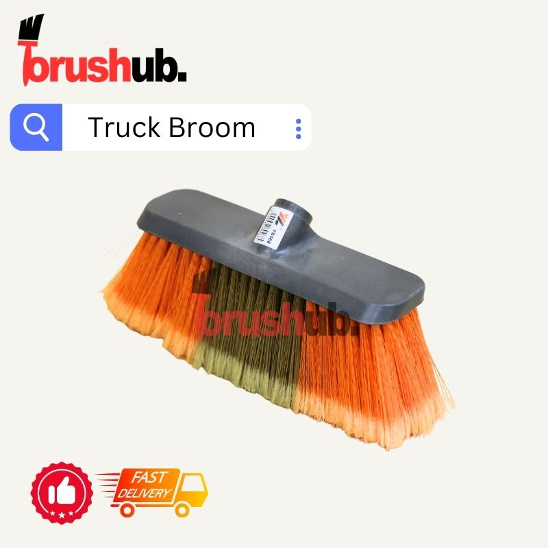 Heavy Duty Angled Compact Truck / Bus Broom Brush w/o Handle | Shopee ...