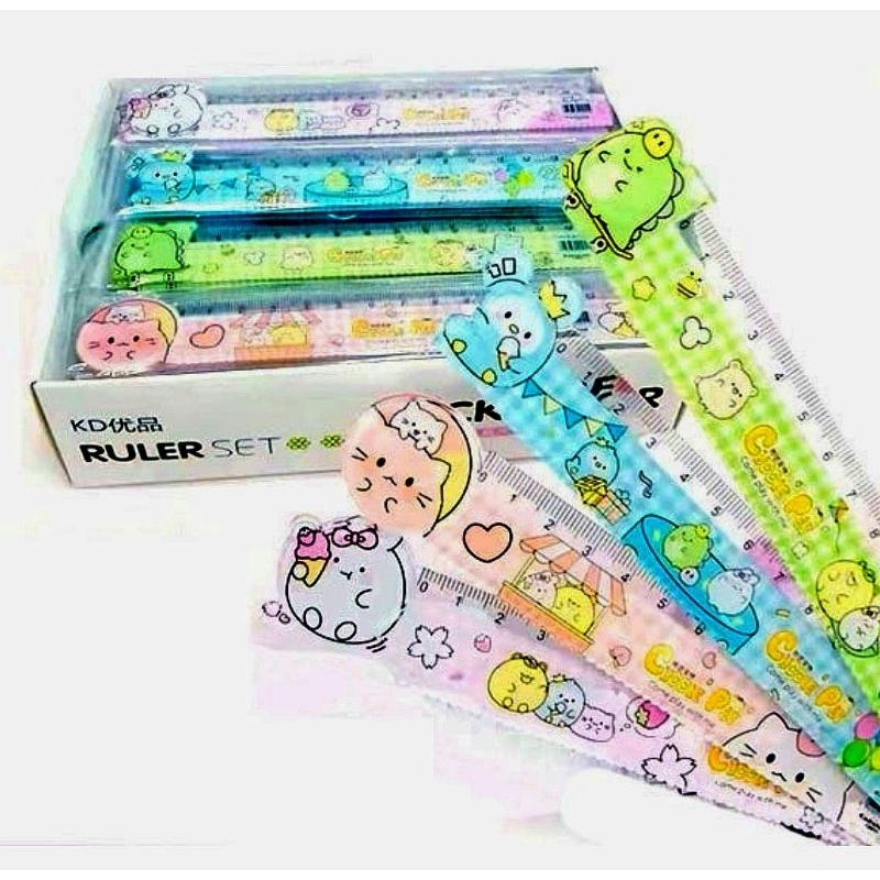 [ready stock] plastic ruler cute design kids | Shopee Malaysia