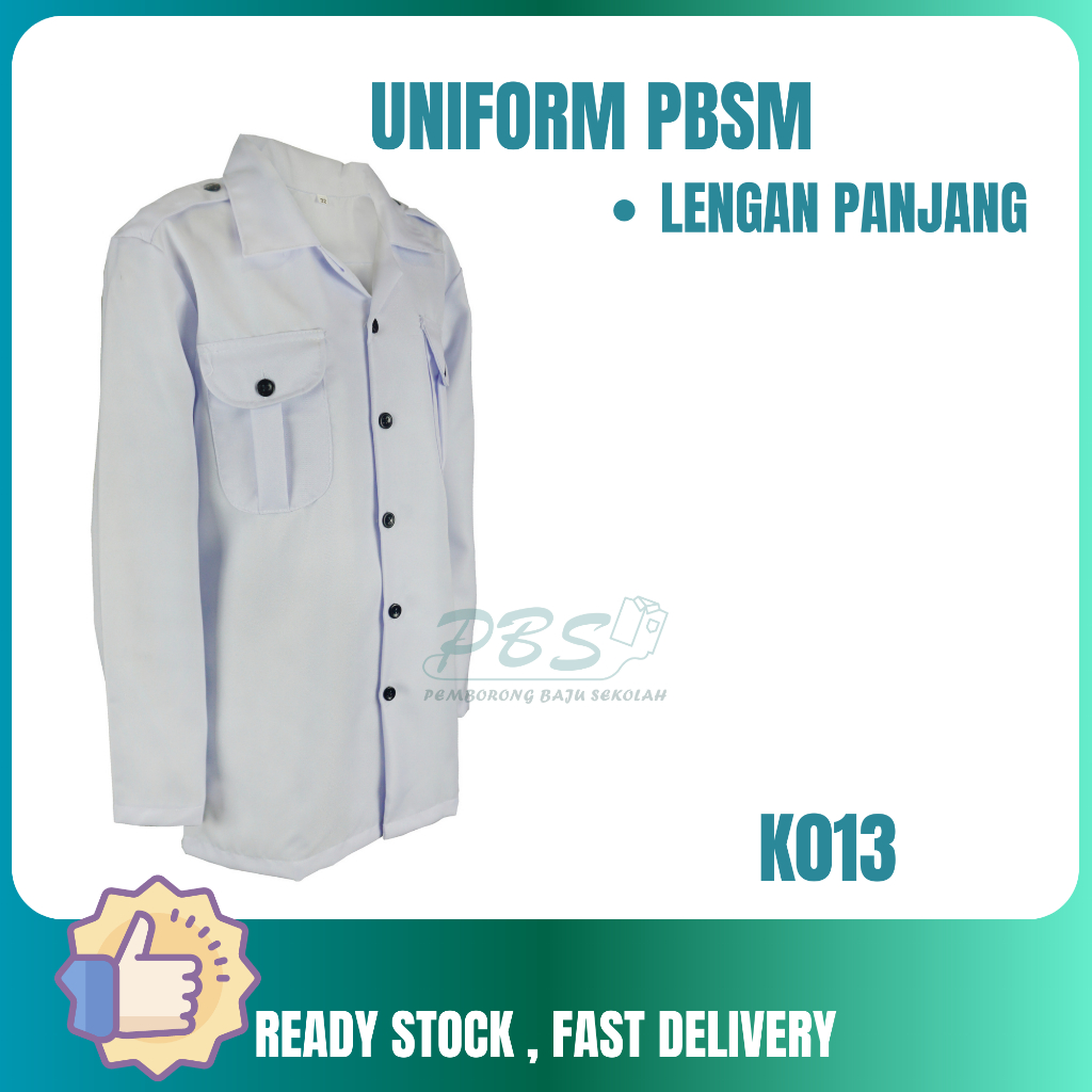 K013 - KADET UNIFORM PBSM (LENGAN PANJANG) | Shopee Malaysia