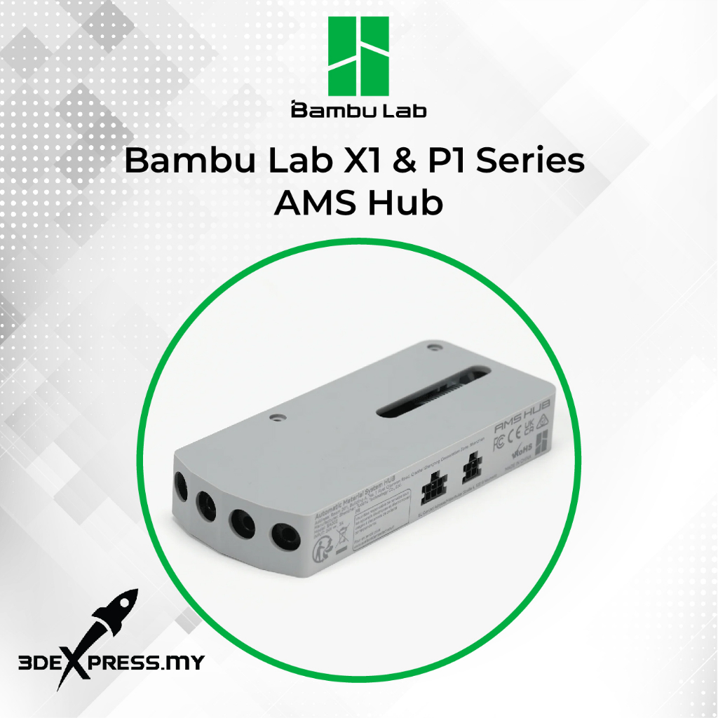 Bambu Lab X1 Series // P1P - Bambu Lab AMS Hub/AMS Lite Filament Hub ...