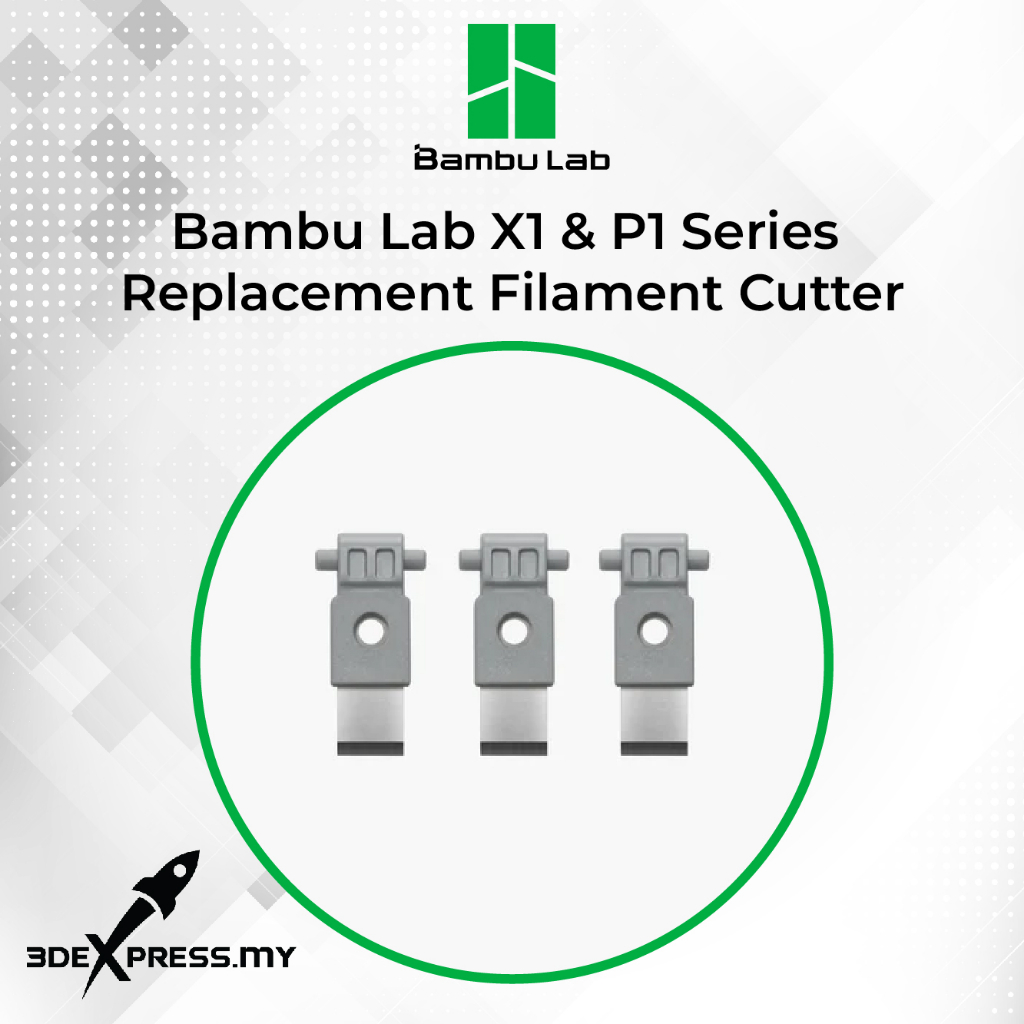 Bambu Lab X1 Series // P1P - Replacement Filament Cutter 1/3 pcs ...