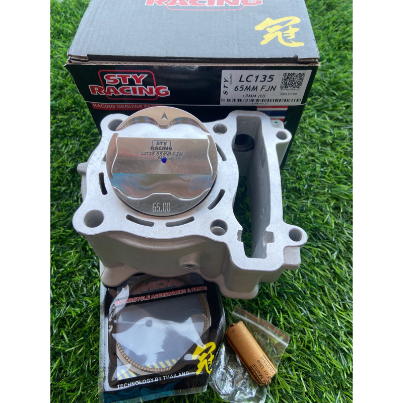 🇹🇭 RACING BLOCK 65MM LC135 Y15 135LC LC Y15ZR 65MM +3MM SLIP PANJANG ...