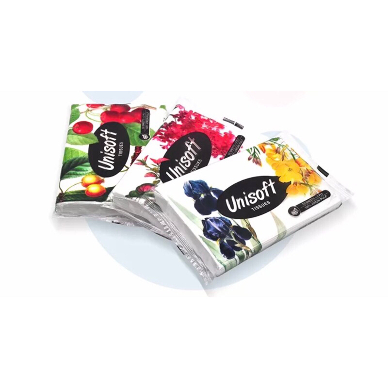 Unisoft Facial Tissue 50’s X 2 ply X 3 packs (Travel pack) | Shopee Malaysia
