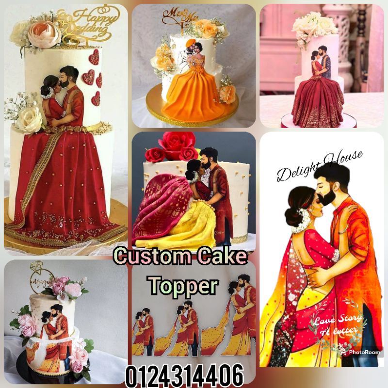 Custom Kek Topper- Sila chat dulu untuk Buat tempahan - Glossy Paper ...
