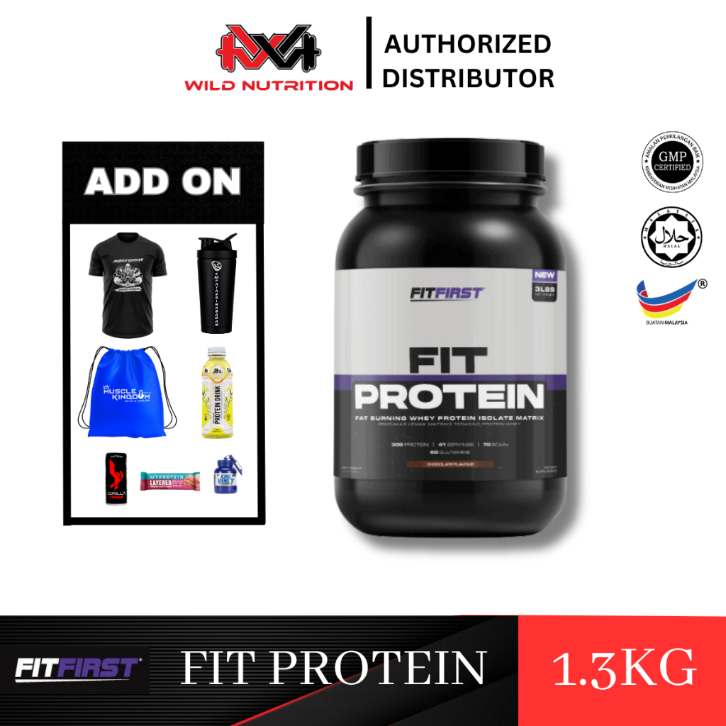 Fit First Fit Protein Whey Powder (1.3kg) | Shopee Malaysia
