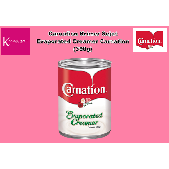 Krimer Sejat Carnation \ Carnation Evaporated Creamer (390g, HALAL) | Shopee Malaysia