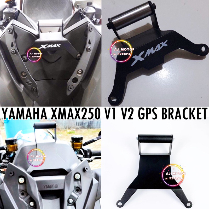 PNP YAMAHA XMAX250 XMAX300 V1 V2 GPS / PHONE HOLDER XMAX 250 RACK ...
