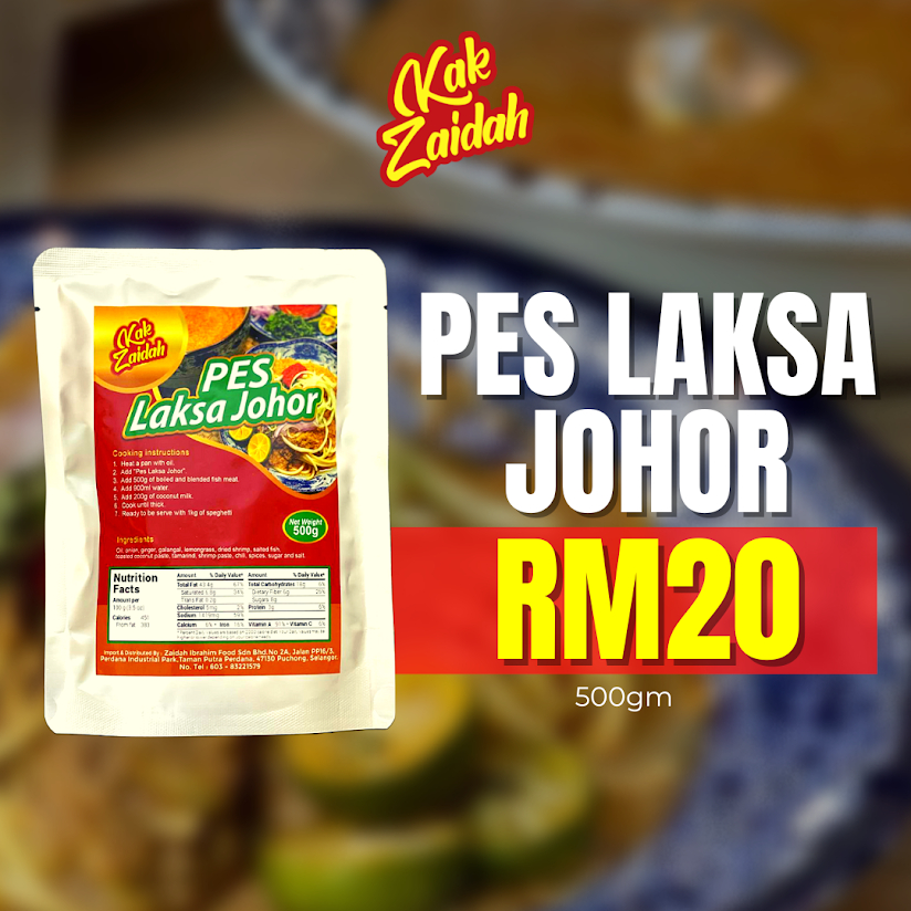PES LAKSA JOHOR KAK ZAIDAH | Shopee Malaysia