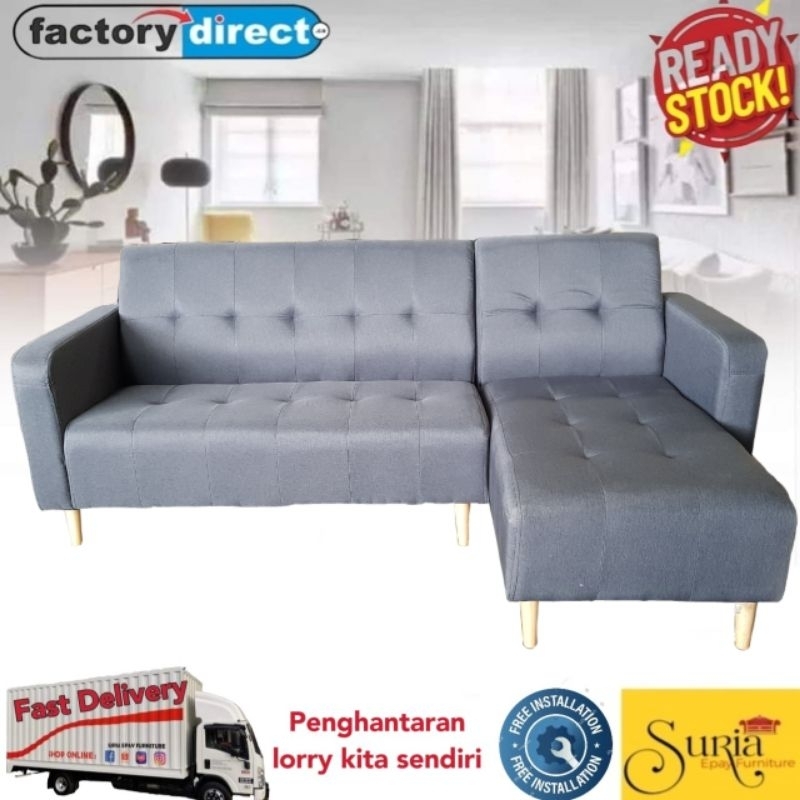 Suria~L Shape Sofa SF501 (Set Tamu/L Sofa/Relex Sofa) | Shopee Malaysia