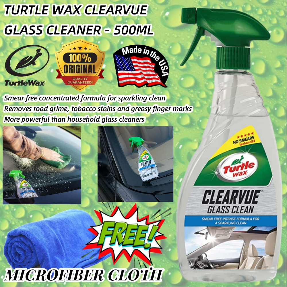 (1005 ORIGINAL TURTLE WAX) Turtle Wax Clearvue Glass Clean - 500ml ...