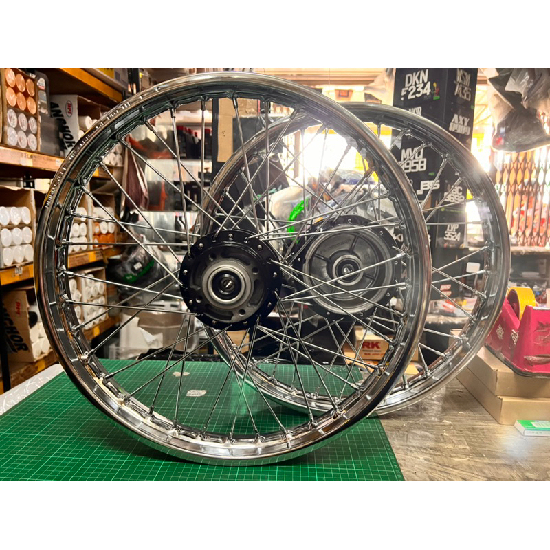 RIM UNION CYCLE 160/18 ORIGINAL YAMAHA Y110 COMPLATED SET SEKALI ...