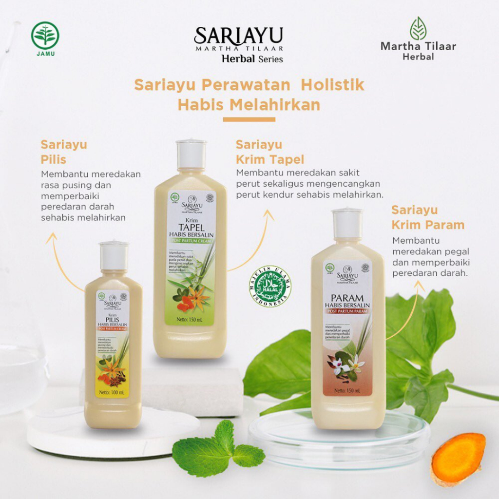 Sariayu Set Bersalin / Set Berpantang ( Tapel , Param , Pilis ...