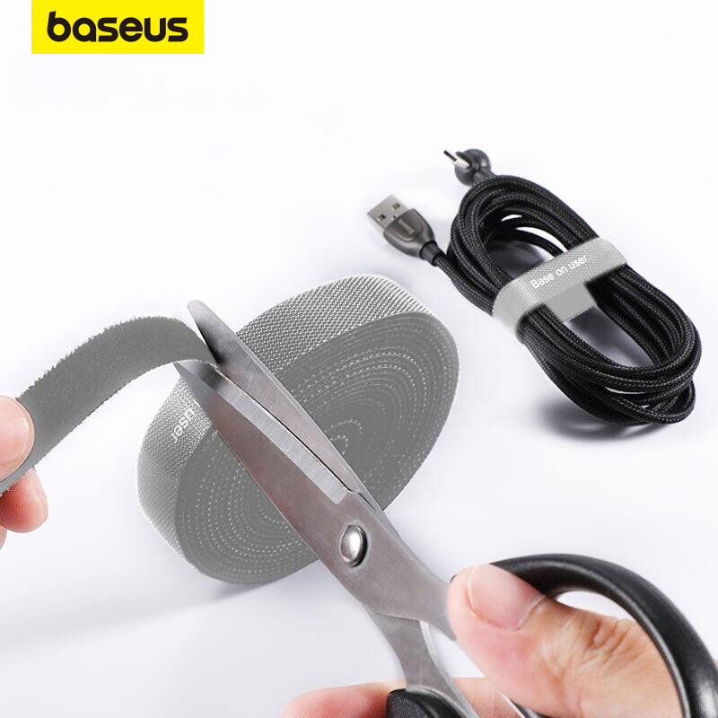 Baseus Cable Organizer Nylon USB Cord Wire Winder Clip Management and ...