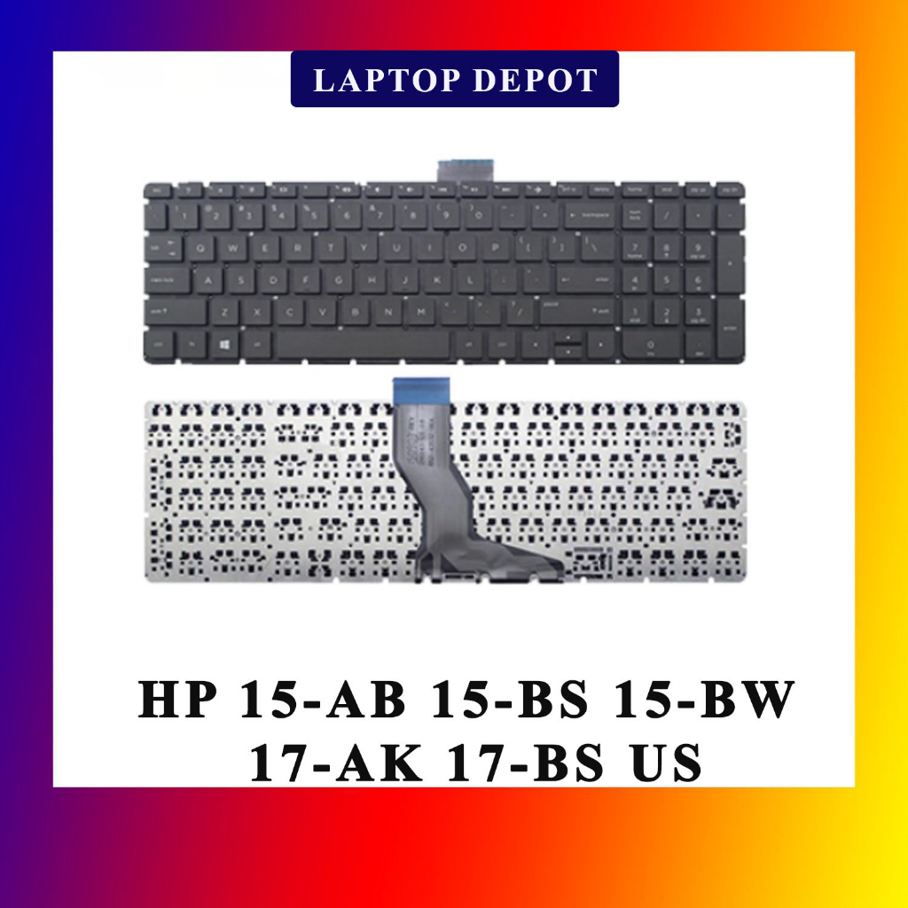 HP 15-AB 15-BS 15-BW 17-AK 17-BS US Keyboard | Shopee Malaysia