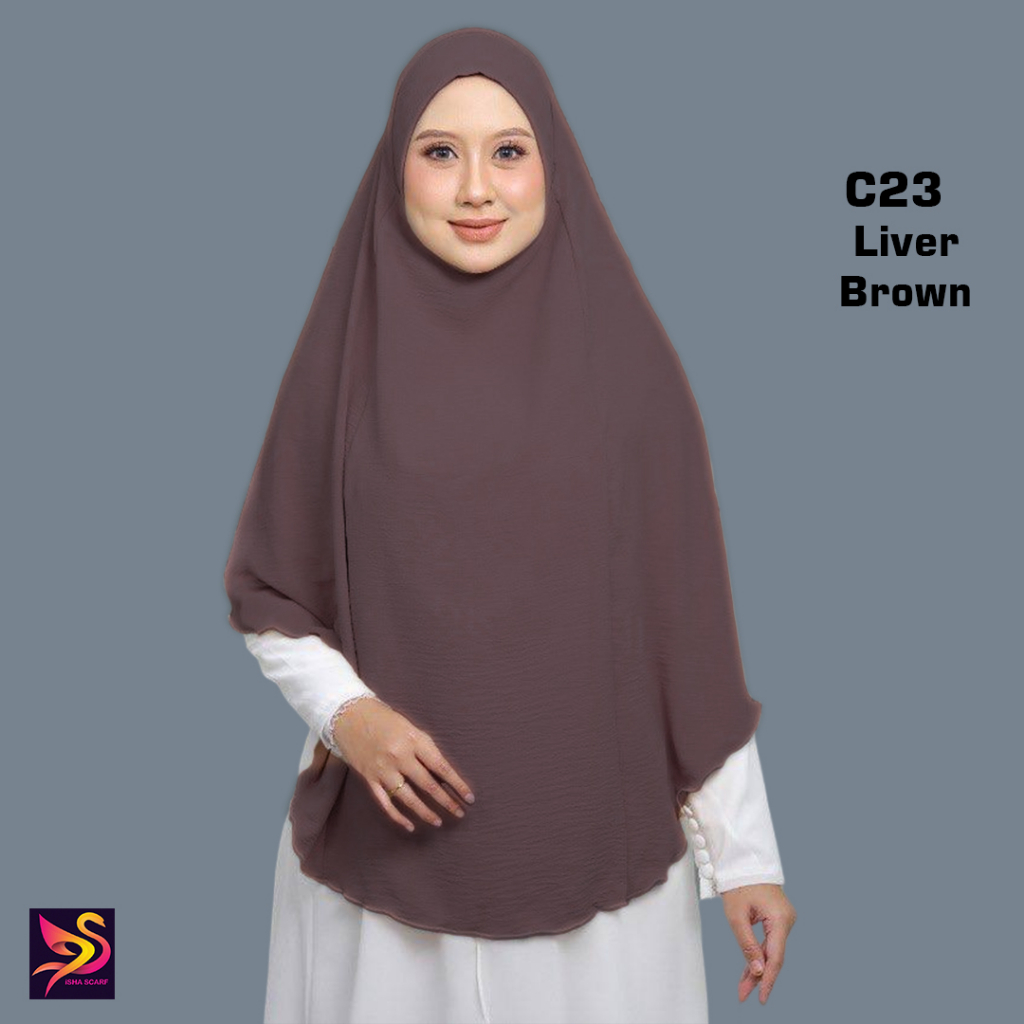 Khimar Sarung | Tudung Labuh Tali | Cotton CEY | Shopee Malaysia