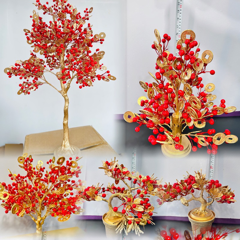新年装饰/发财果/新年仿真花Artificial Cherry/CNY Decoration/ Chinese new year Facai ...