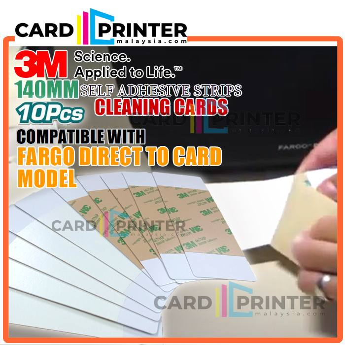 [10pcs] 3M Adhesive Cleaning Card Strips Clean Roller Fargo Direct To ...