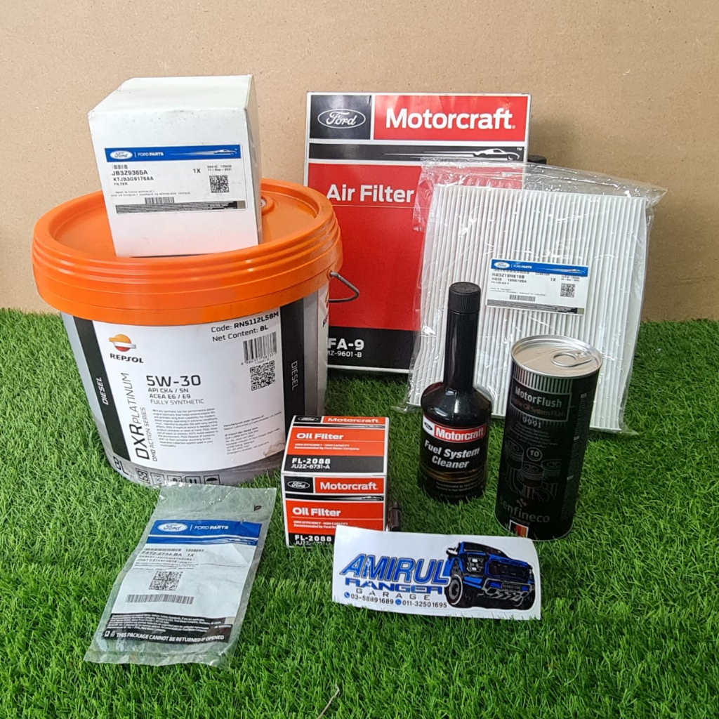 FORD RANGER 2.0 REPSOL DXR PLATINUM 5W-30 CK-4 SERVICE SET | Shopee ...