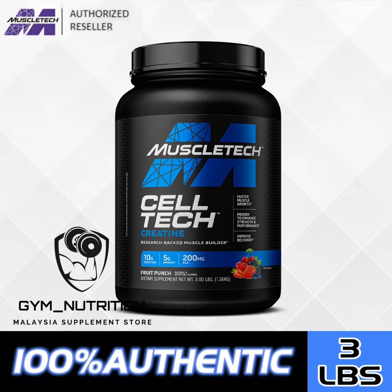 MuscleTech Cell Tech, 3lbs - Post Workout, Muscle Strength & Endurance ...