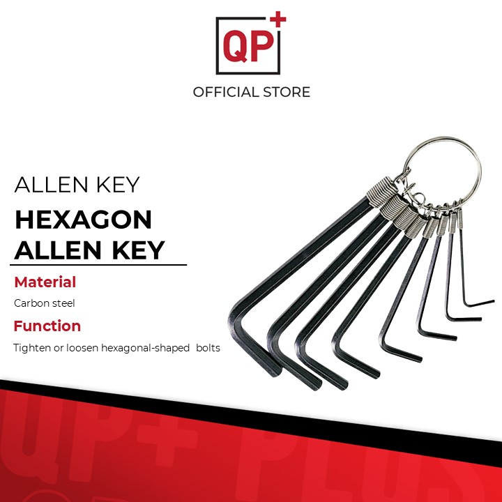 [CLEARANCE STOCK] 8PCS HEXAGON ALLEN KEY HEX KEY (SECURE) PEMUTAR SCREW ...