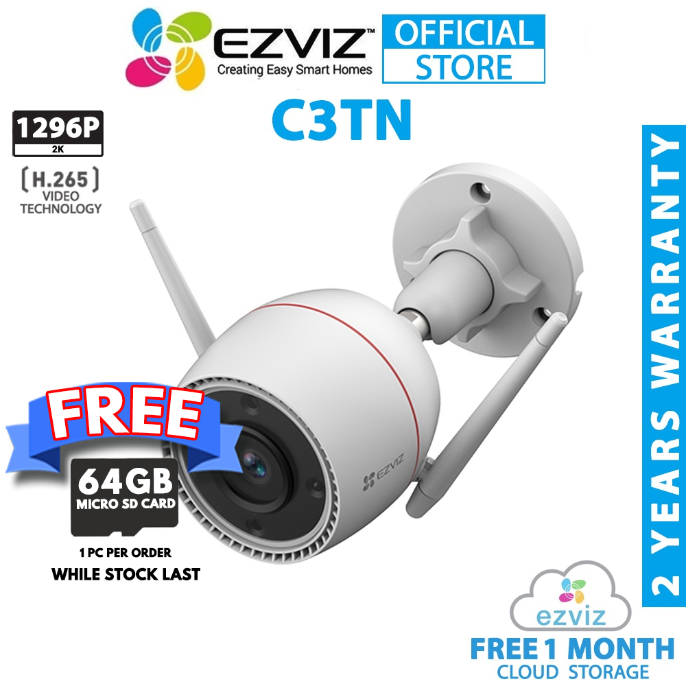Ezviz C3TN 3MP C3W PRO 4MP H3 3K 5MP H3C 2K 4MP Color Night Vision Two ...