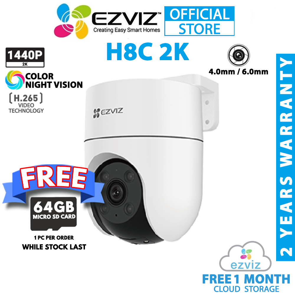 Ezviz Outdoor Pan/Tilt H9C / H8C / H8 Pro / H8C PRO 1080P 2K 3K 4K 2MP ...
