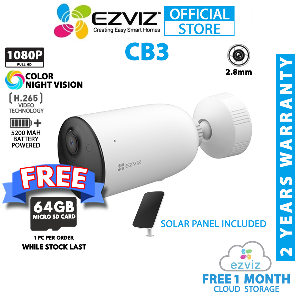 Ezviz Outdoor Battery Powered CB3 / BC1C 2MP 4MP BC1-B2 4MP Two Way ...