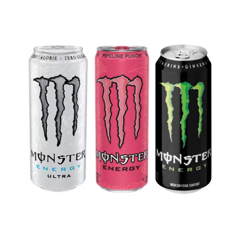 MONSTER ENERGY DRINK 1 X 355ML MINUMAN BERPERISA KARBONAT L-KARNITINA ...