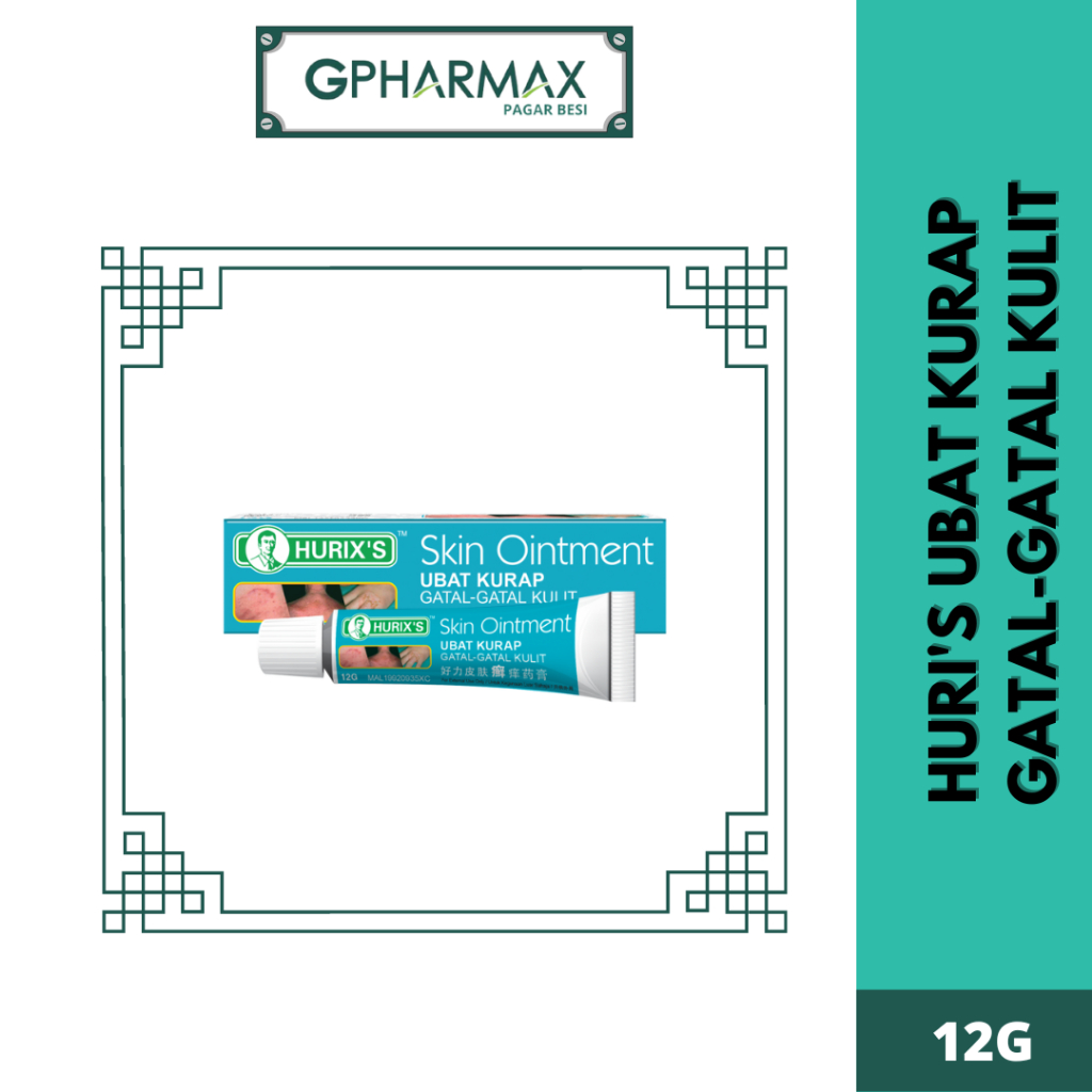 Hurix's Skin Ointment Ubat Kurap Gatal-Gatal Kulit 12g | Shopee Malaysia
