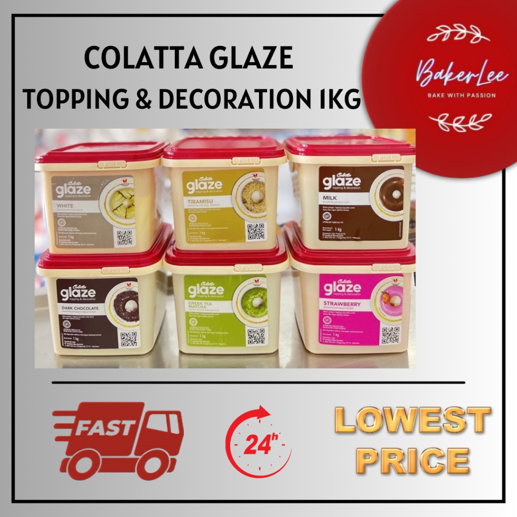 COLATTA GLAZE 1KG | TOPPING & DECORATION【HALAL】 | Shopee Malaysia