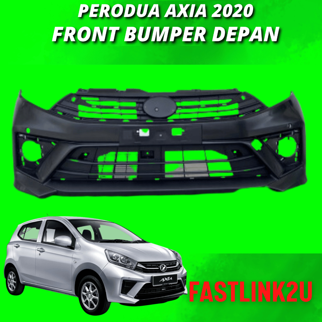 PERODUA AXIA 2019 2020 (E SPEC) GXTRA FRONT BUMPER DEPAN 100% ORIGINAL ...