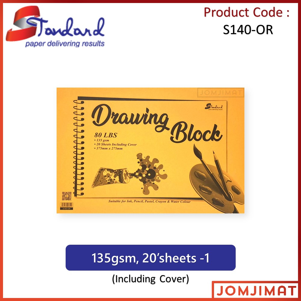 Drawing Block B4 100gsm/135gsm (18' /20'sheets)/ Drawing Book / Art ...