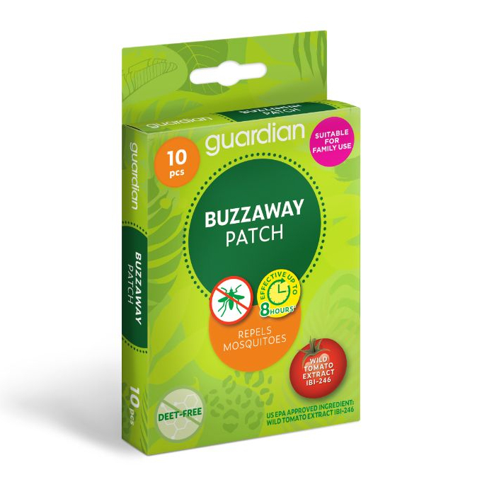Guardian Buzzaway Patch 10's Deet-Free Mosquito Repellent Patches Long ...