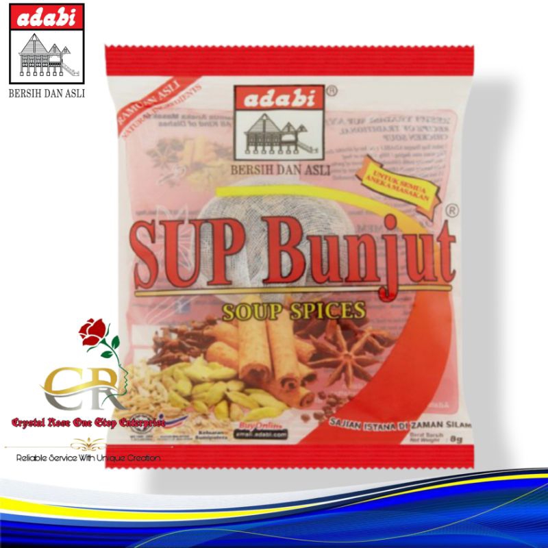 Adabi Sup Bunjut/Soup Spices Halal & Ramuan Asli (8 g) | Shopee Malaysia