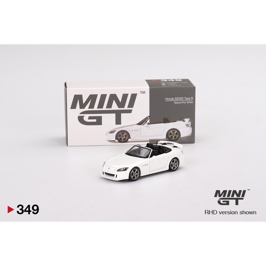 Mini GT 1/64 ( 349 ) Honda S2000 (AP2) Type S - Grand Prix White ...